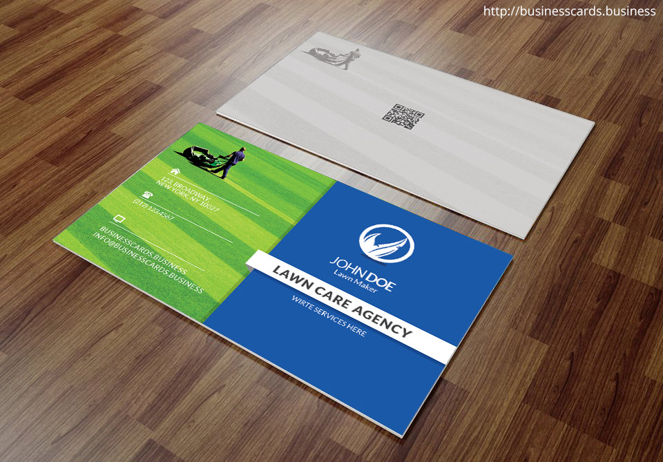 Free Lawn Care Business Card Template For Photoshop Business Cards 